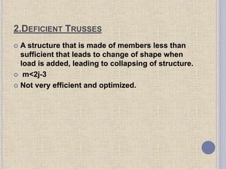 Trusses and its applications | PPTX