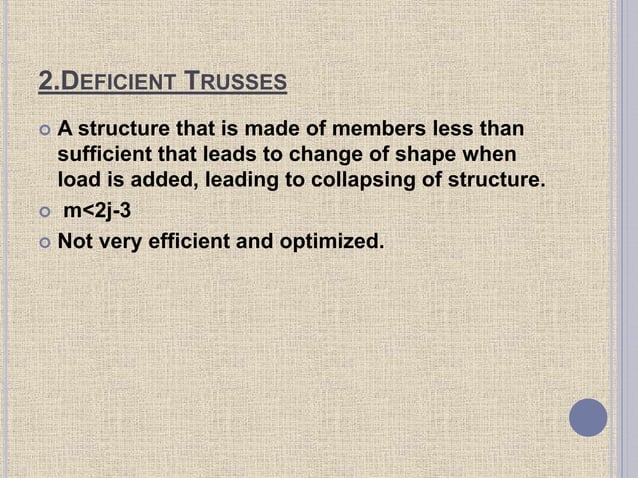 Trusses and its applications | PPTX | Physics | Science