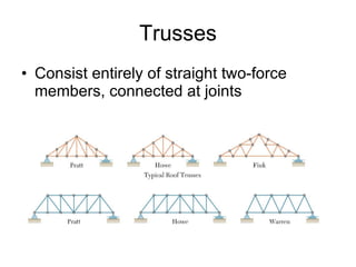 Trusses Frame Machines Analysis | PPT