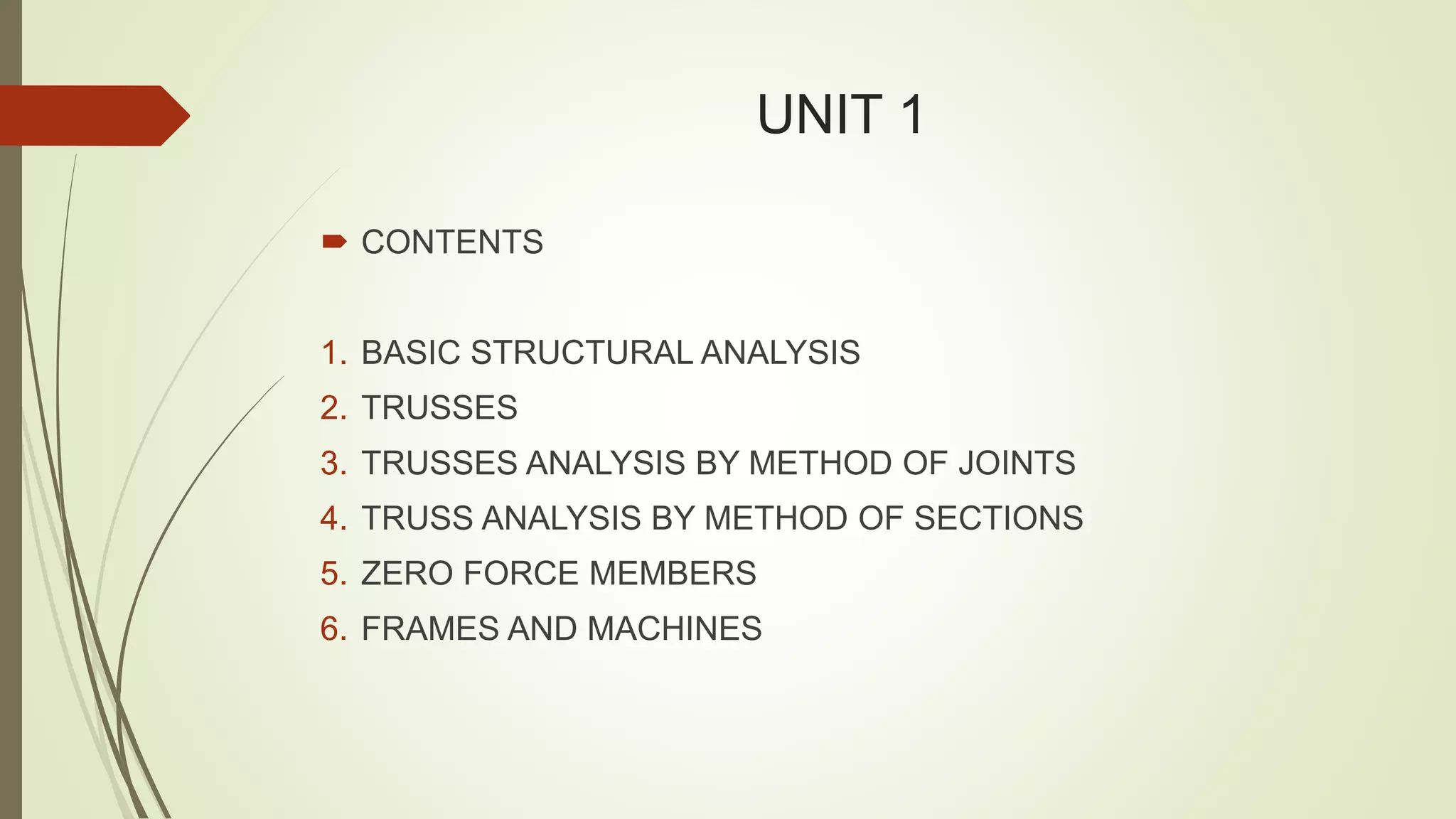 Trusses, frames & machines | PPTX