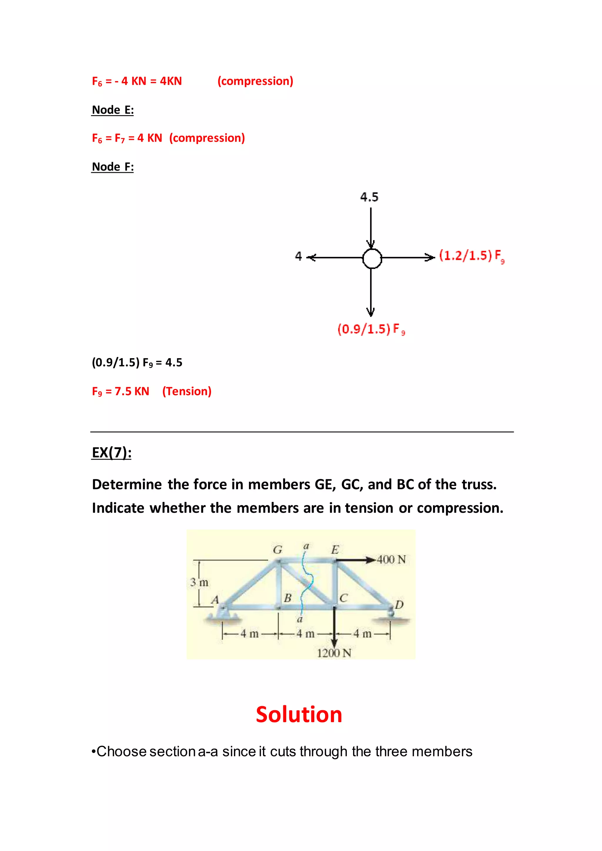 Truss examples | DOCX