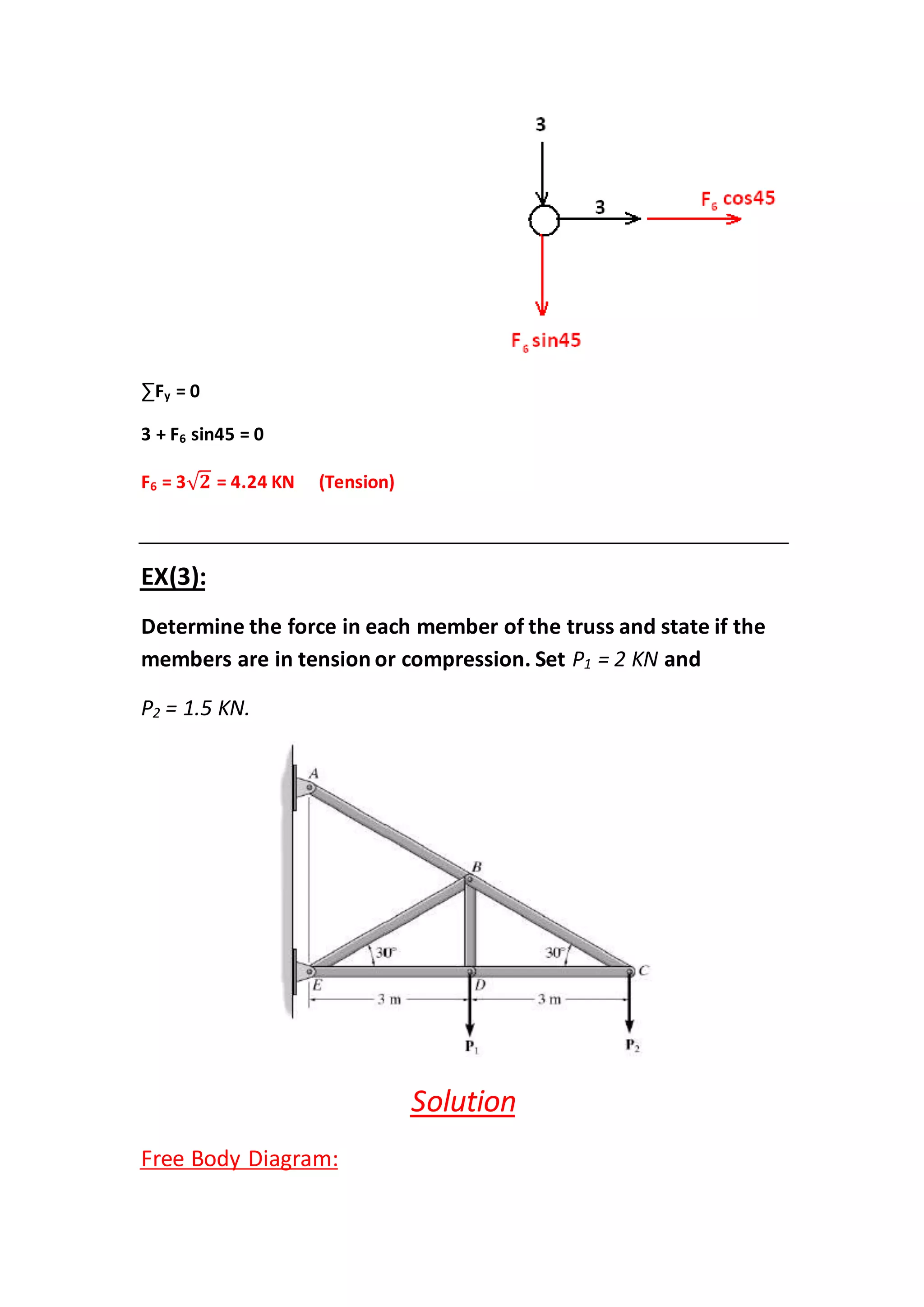 Truss examples | DOCX