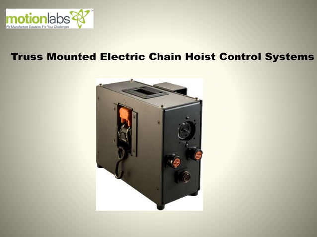 Rack Mounted Portable Electric Chain Hoist Control Systems | PPT