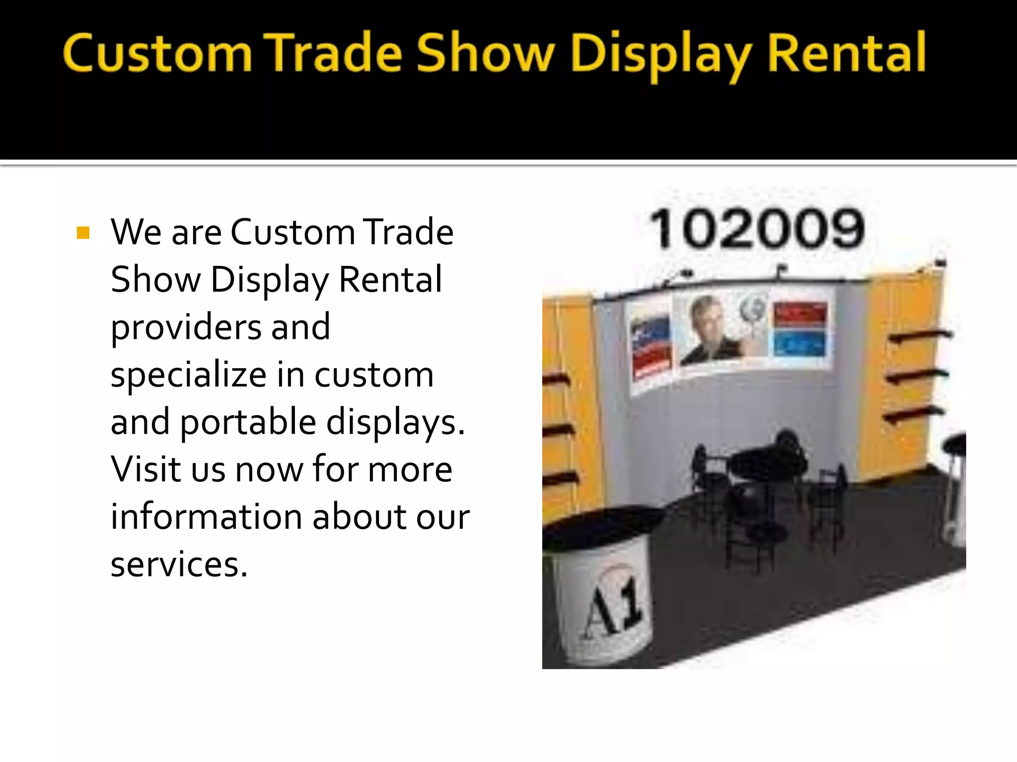 Truss rental displays | PPT