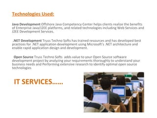 Truss techno softs ppt | PPT