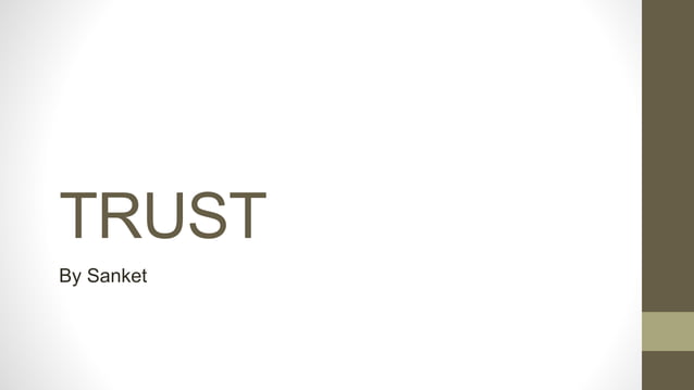 Trust | PPT