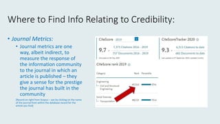 Relevance vs credibility | PPTX