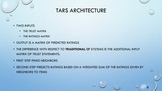 Trust-aware Recommender Systems | PPTX