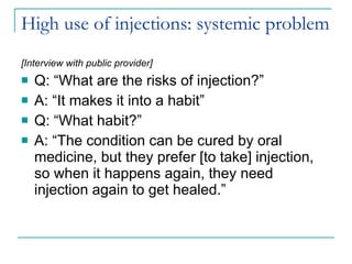Building Informed Trust: Injection Practices in Cambodia | PPT