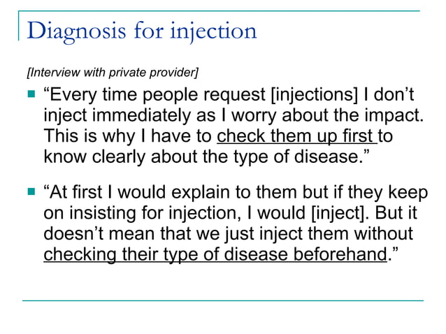 Building Informed Trust: Injection Practices in Cambodia | PPT