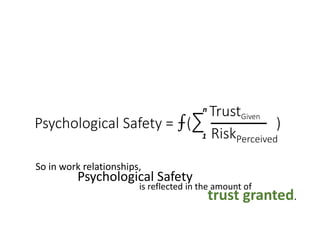 Trust Psychological Safety | PPTX
