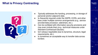 TrustArc Webinar - Mastering Privacy Contracting: Key Clauses, Risks ...