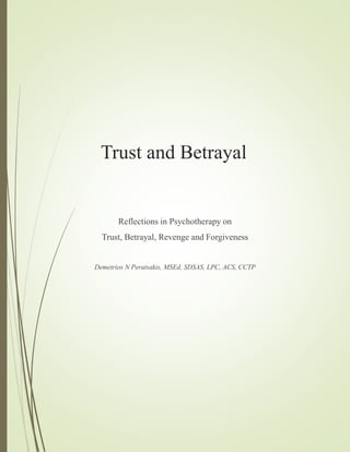 Trust, Betrayal, Revenge and Forgiveness | PDF