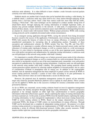 Trusted Routing Path Selection in WSNs through TARF | PDF