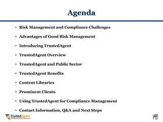 TrustedAgent GRC for Public Sector | PPT