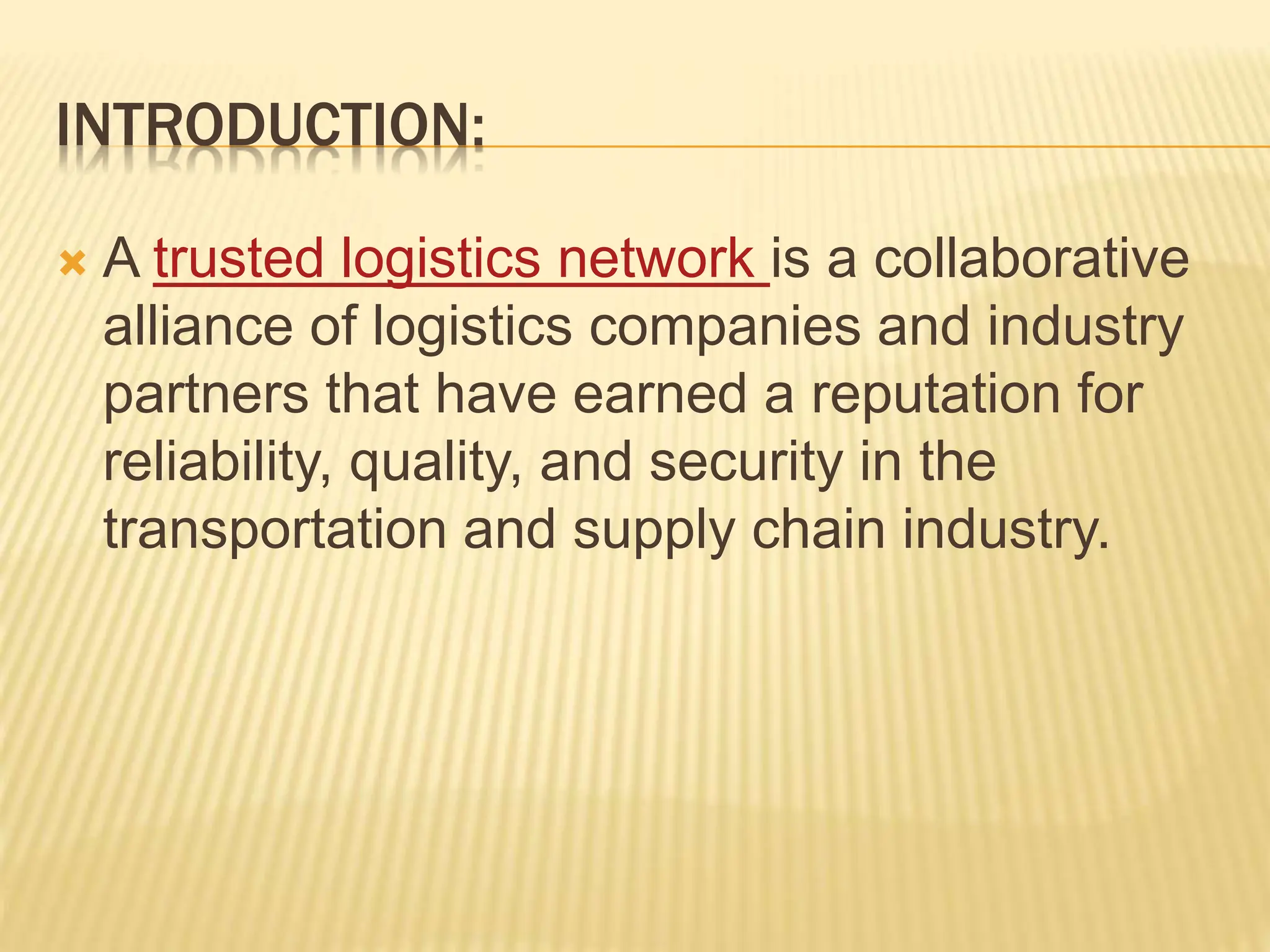 trusted logistics network.pptx
