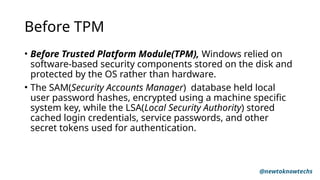 Information about Trusted Platform Module(TPM) | PPTX
