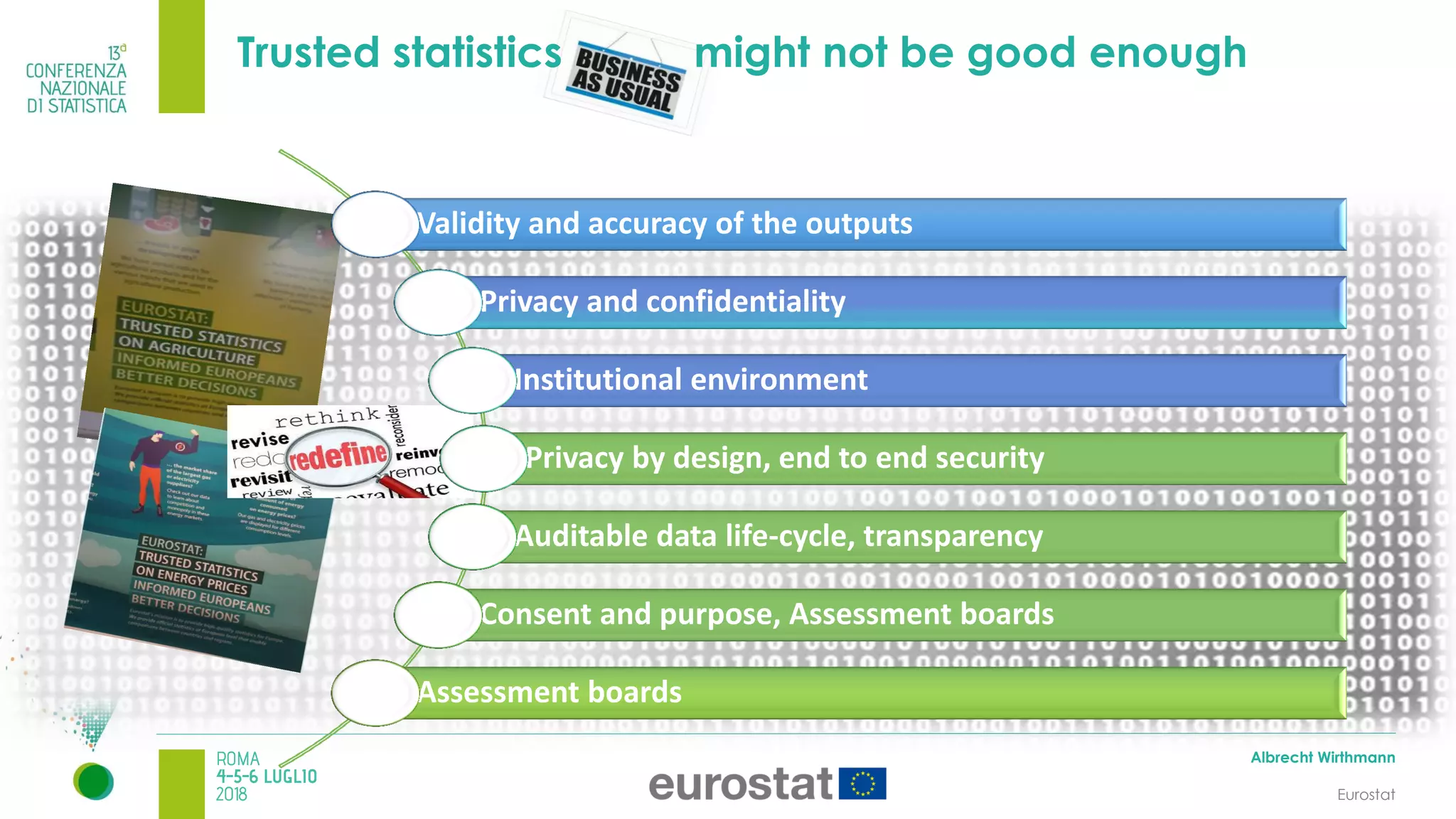 A. Wirthmann, Trusted smart statistics - Official Statistics in a ...