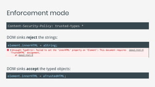 Trusted Types and the end of DOM XSS | PPT