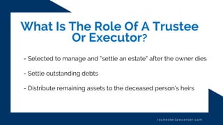 Trustee vs Executor | The Differences and Responsibilities Explained | PPT