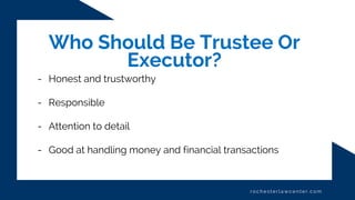 Trustee vs Executor | The Differences and Responsibilities Explained | PPT
