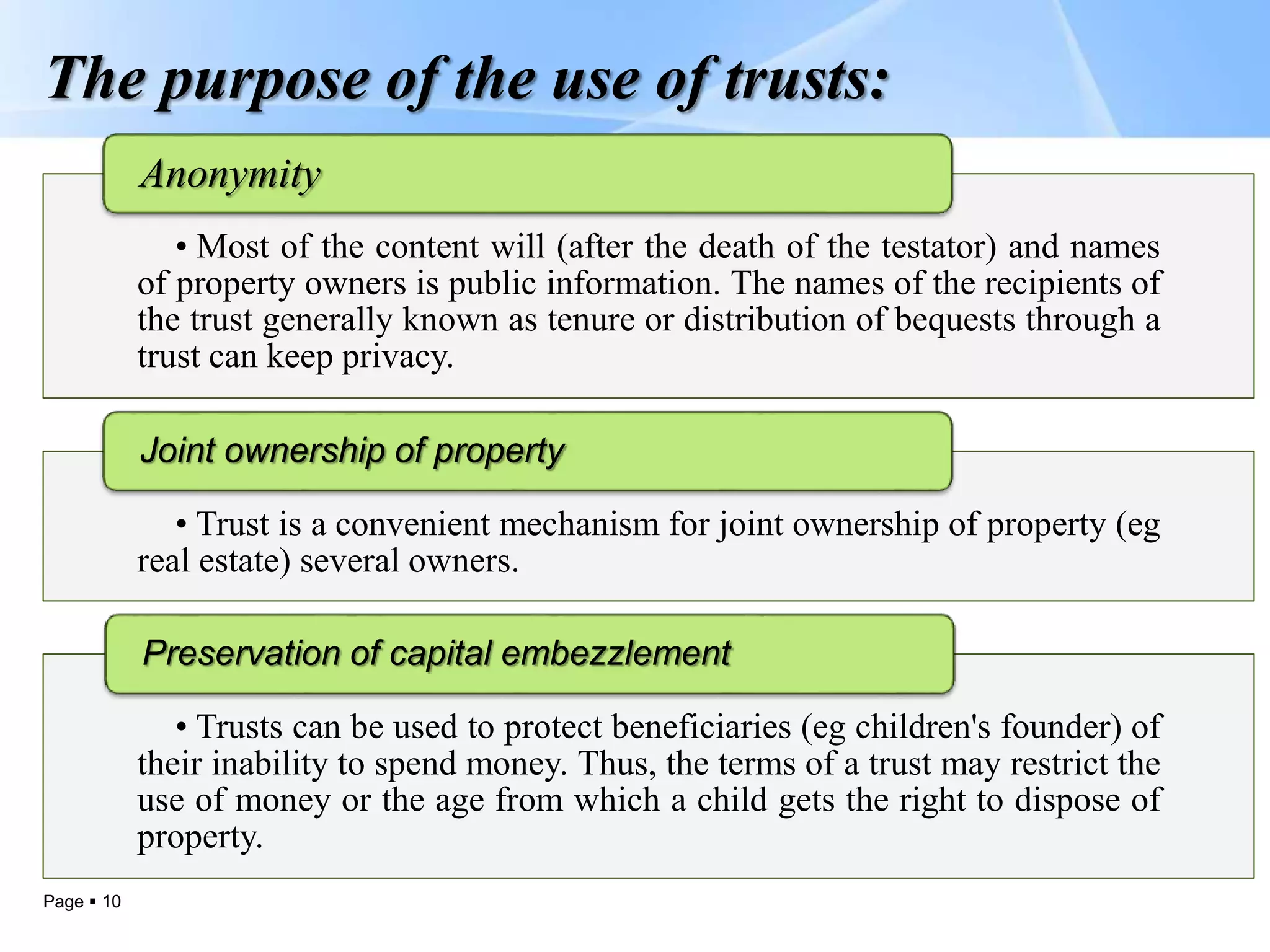 The Trust (Trust company) | PPTX