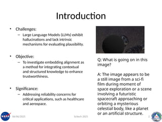 Trust Informed LLMs via Word Embedding-Knowledge Graph Alignment | PPTX
