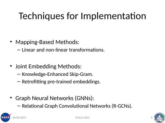 Trust Informed LLMs via Word Embedding-Knowledge Graph Alignment | PPTX