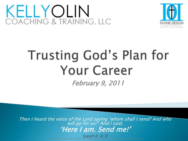 Trusting God’s Career Plan | PPTX