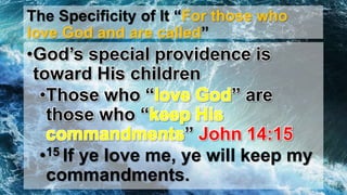 Trusting God's Providence | Verse: Romans 8: 28-31 | PPTX