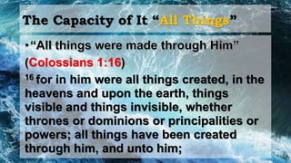 Trusting God's Providence | Verse: Romans 8: 28-31 | PPTX
