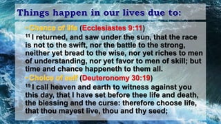 Trusting God's Providence | Verse: Romans 8: 28-31 | PPTX