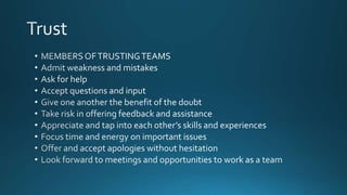 Trust in teams | PPTX