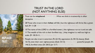 Trust in the LORD with ALL Your Hear | Proverbs 3:5-6; 1:7, 21:2 Bible ...
