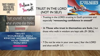 Trust in the LORD with ALL Your Hear | Proverbs 3:5-6; 1:7, 21:2 Bible ...