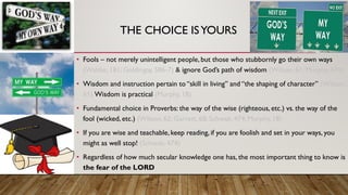 Trust in the LORD with ALL Your Hear | Proverbs 3:5-6; 1:7, 21:2 Bible ...