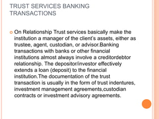 Trust investment | PPTX