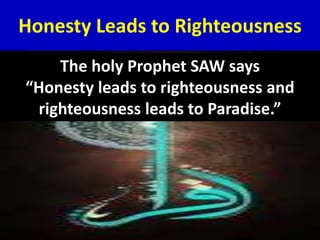 Trustworthiness in Islam | PPTX