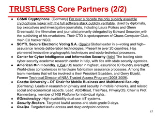 Trustless slides dual-use R&D Proposal | PDF | Information and Network Security | Computing