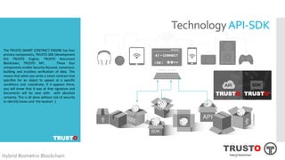 Trusto Artificial Intelligence Blockchain platform 2018 | PPT
