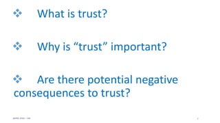 Trust & Performance | PDF