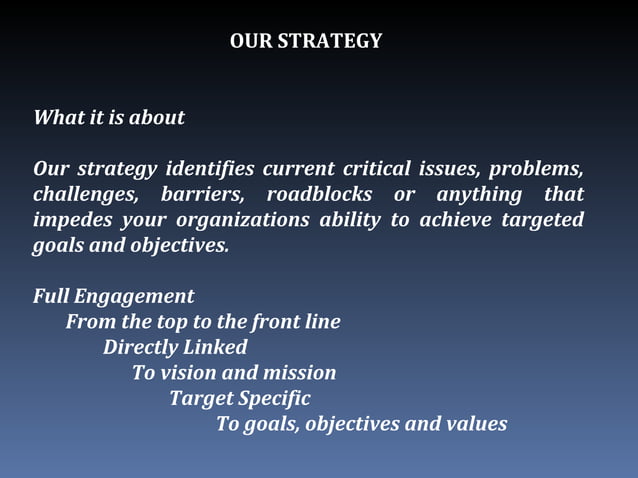 Trust Performance Integrity 2011 | PPT