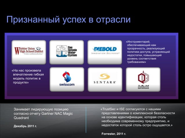 Cisco TrustSec и Cisco ISE | PPT