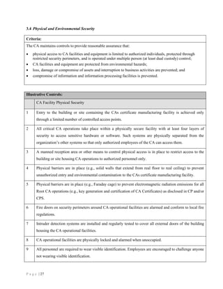 Trust service principles and criteria for certification authorities | PDF