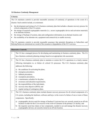 Trust service principles and criteria for certification authorities | PDF