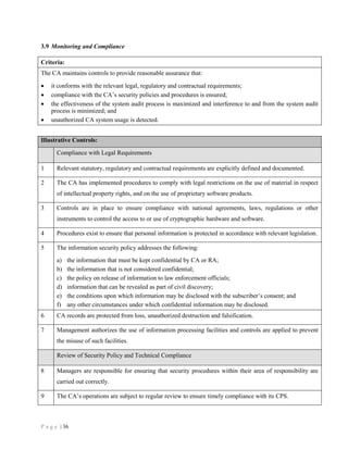 Trust service principles and criteria for certification authorities | PDF