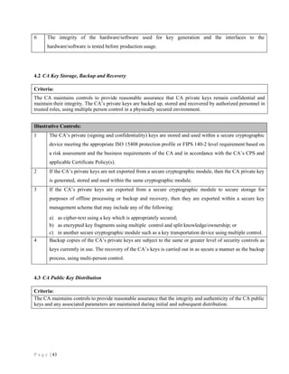 Trust service principles and criteria for certification authorities | PDF