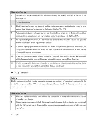 Trust service principles and criteria for certification authorities | PDF