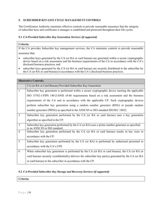 Trust service principles and criteria for certification authorities | PDF