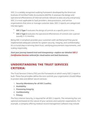 TRUST SERVICES CRITERIA IN SOC 2 AUDITS- A SAAS COMPLIANCE GUIDE.docx